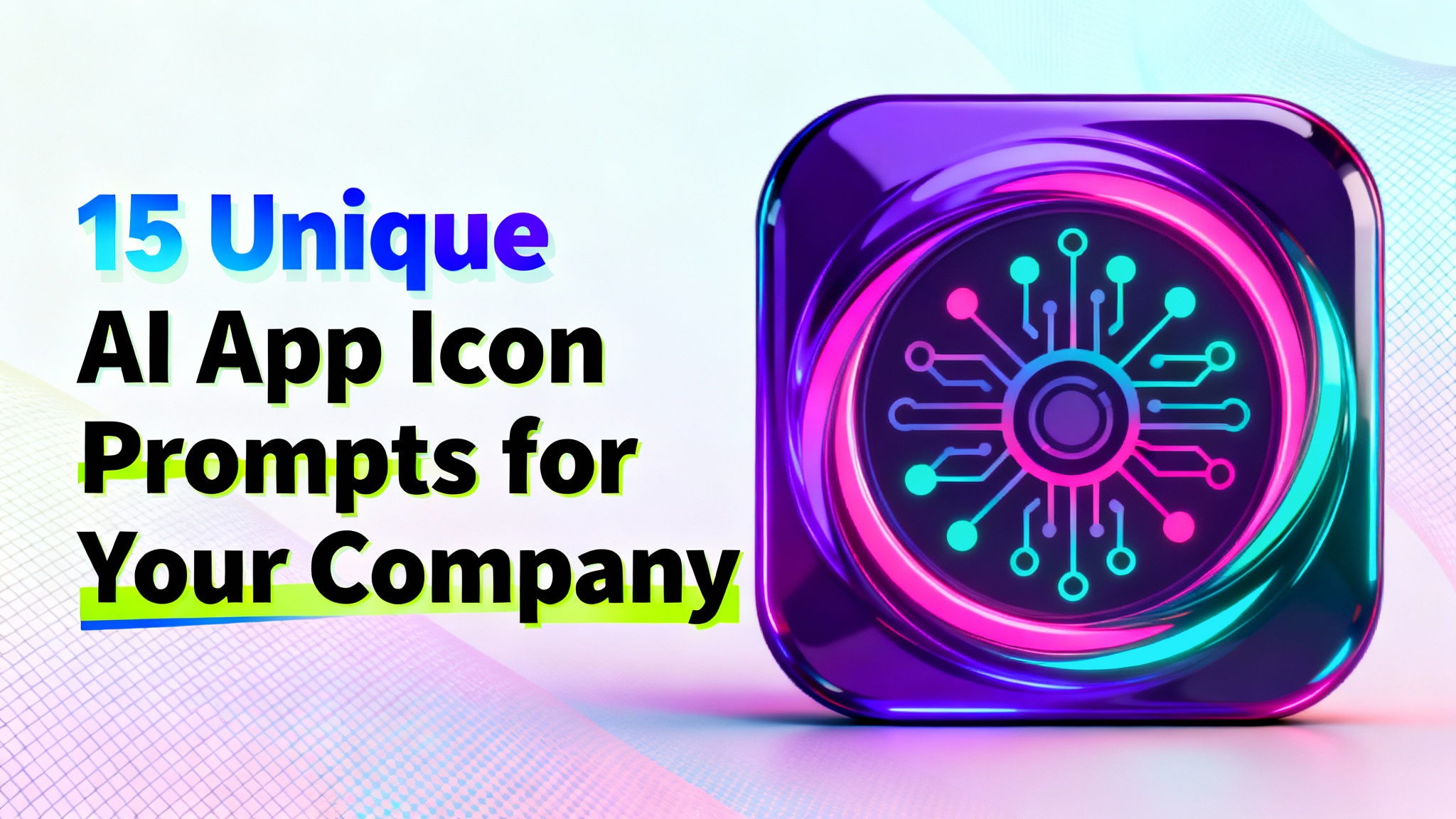 15 Unique AI App Icon Prompts for Your Company
