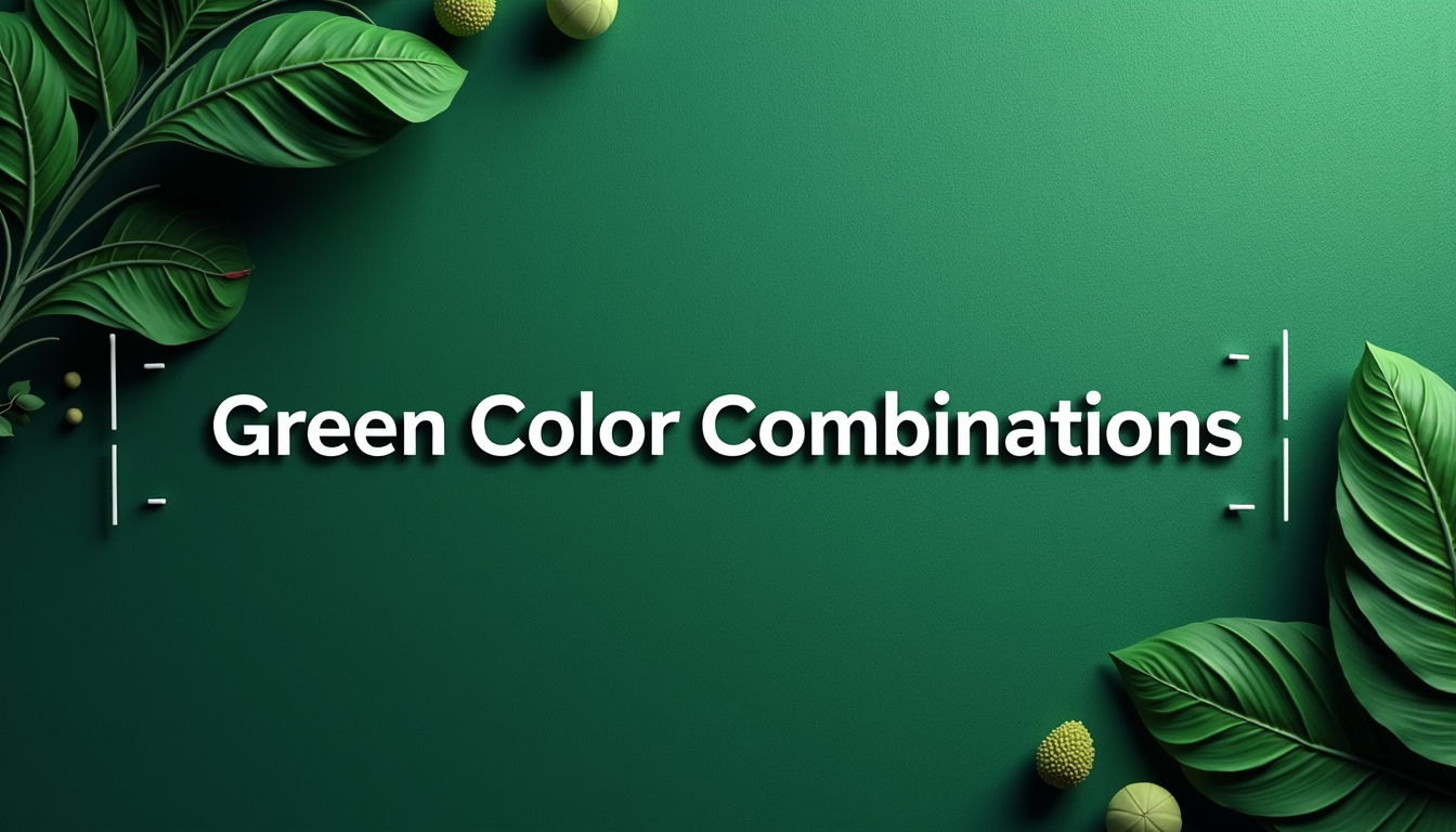 Top Green Color Combinations for Your Next Logo Design (2025 Guide)